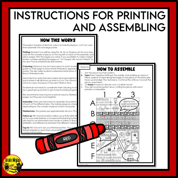 Lunar New Year Collaborative Poster | Paper – brainninjas