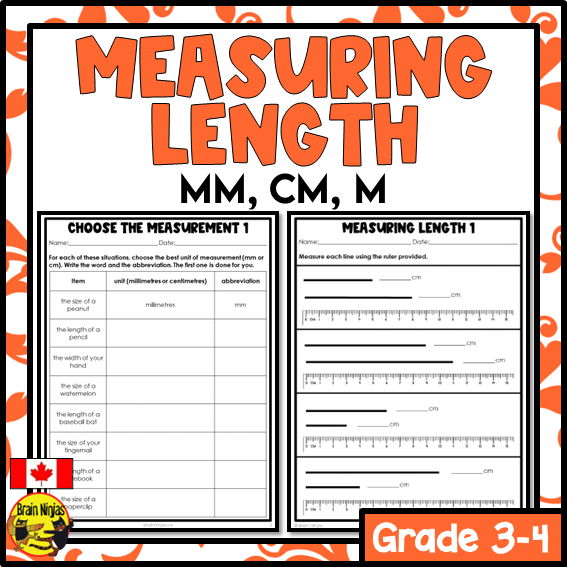Metric Length Math Worksheets | Paper | millimetres centimetres metres ...