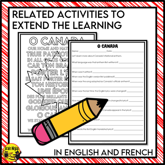 O Canada Collaborative Poster in English and French Version | Paper ...