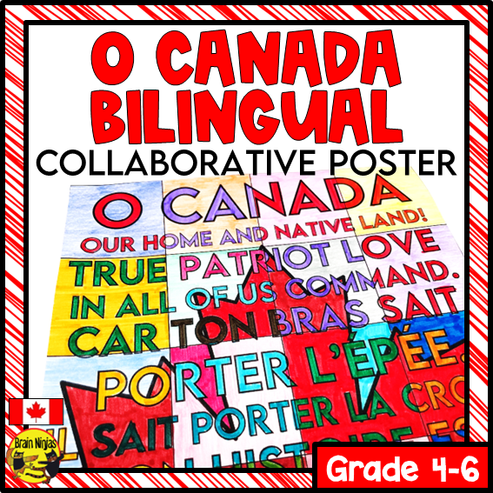 O Canada Collaborative Poster in English and French Version | Paper ...