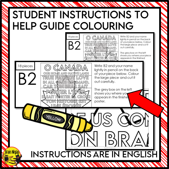 O Canada Collaborative Poster in English and French Version | Paper ...