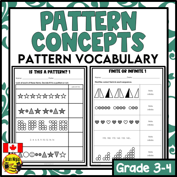 Grade 3 Pattern Worksheets | Number Patterns Worksheet For Grade 3 Math ...