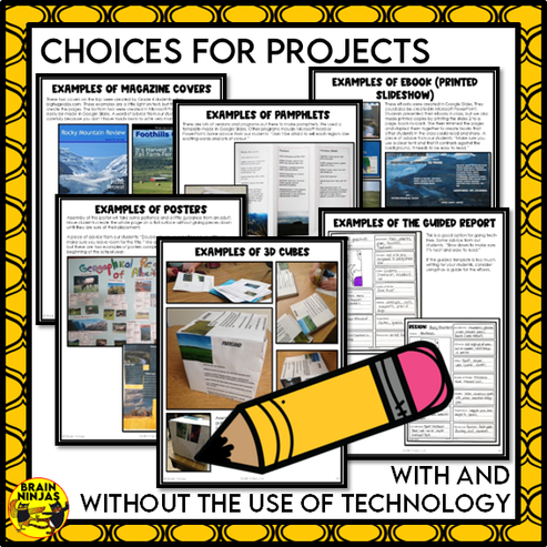 Alberta Regions Project Bundle | Paper and Digital – brainninjas