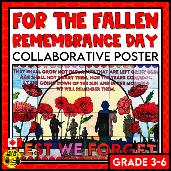 For the Fallen Remembrance Day Collaborative Poster | Paper – brainninjas