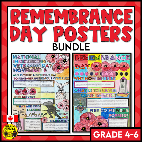 Remembrance Day Collaborative Poster Bundle | Paper – brainninjas