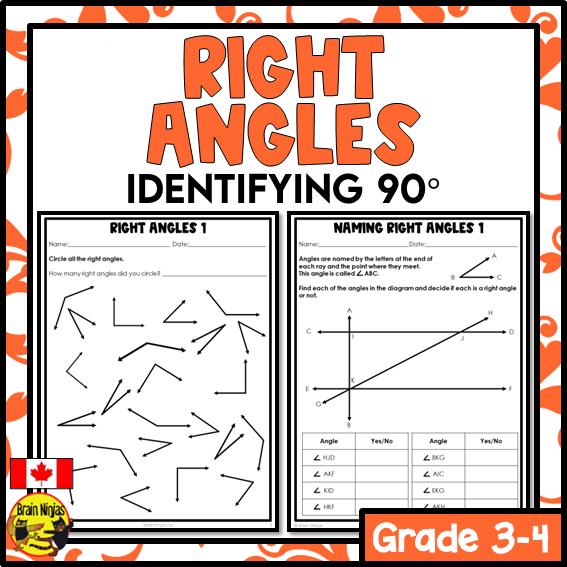 Right Angles Referents Math Worksheets | Paper – brainninjas