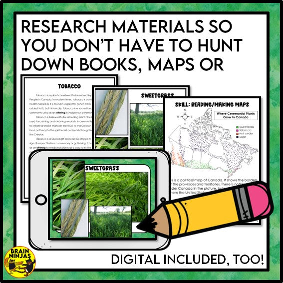 Sacred Plants Reasearch Project - Indigenous People in Canada | Paper ...