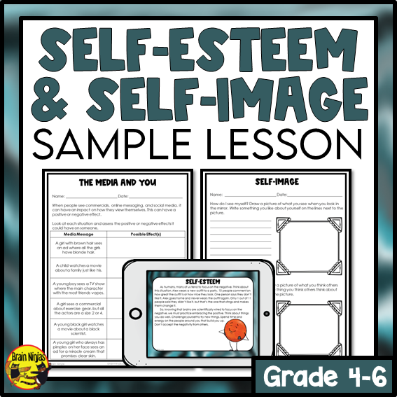 Free Self-Esteem Lesson | Health and Wellness Lesson | Paper and Digit ...
