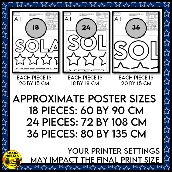 Solar System Collaborative Poster Space Sky Science | Paper and Digita ...