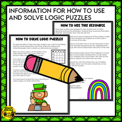 St. Patrick's Day Logic Puzzles | Paper and Digital – brainninjas