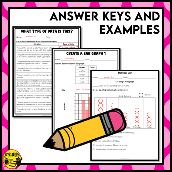Statistics and Probability Interactive Math Unit | Paper | Grade 4 ...