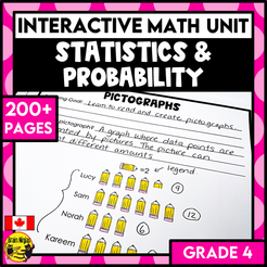 Statistics and Probability Interactive Math Unit | Paper | Grade 4 ...