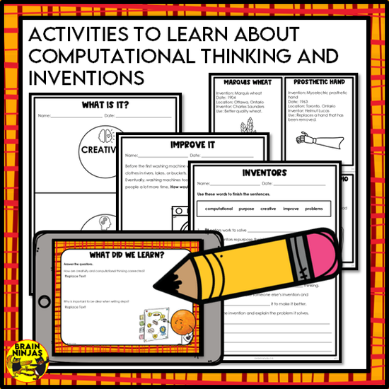Computational Thinking and Inventions Lessons and Activities | Paper a ...