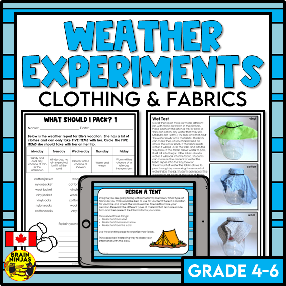 Weather Clothing and Fabric Experiments | Paper and Digital – brainninjas