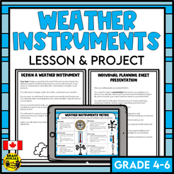 Weather Instruments Lessons and Activities STEM Challenge | Paper and ...