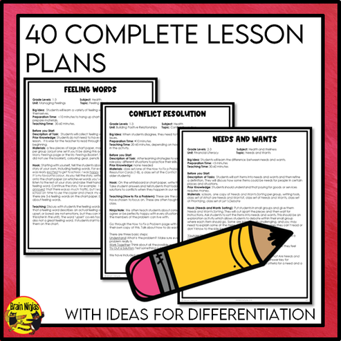 Health and Wellness Full Year Bundle | Paper and Digital | Grade 1 Gra ...