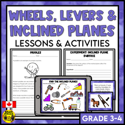 Wheels, Levers and Inclined Planes Lessons and Activities | Paper and ...