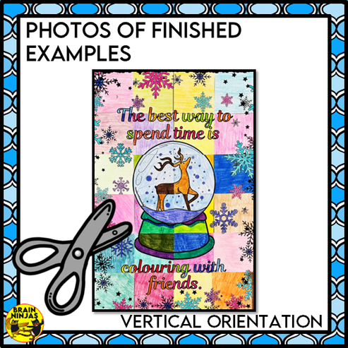 Winter Collaborative Poster for Indoor Recess Christmas | Paper ...