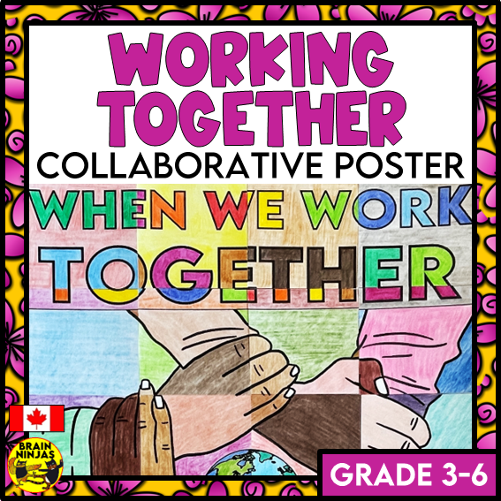 Working Together Collaborative Poster | Paper – brainninjas