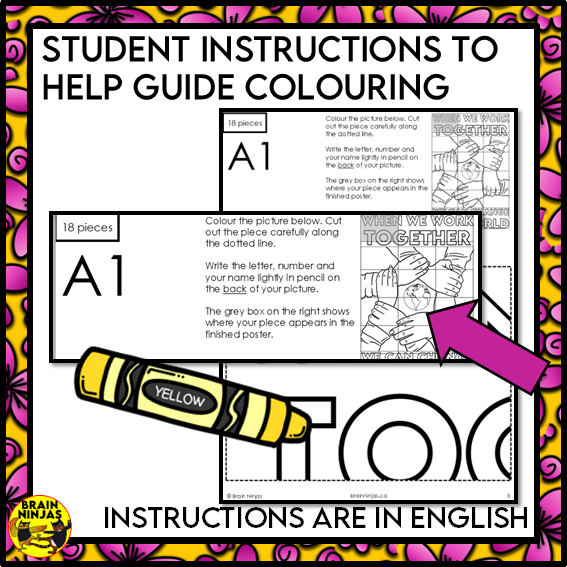 Working Together Collaborative Poster | Paper – brainninjas