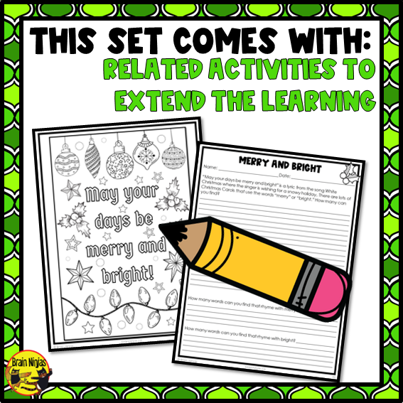 Christmas Collaborative Poster | Paper | Merry and Bright – brainninjas