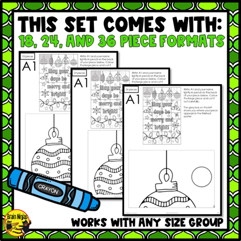 Christmas Collaborative Poster | Paper | Merry and Bright – brainninjas