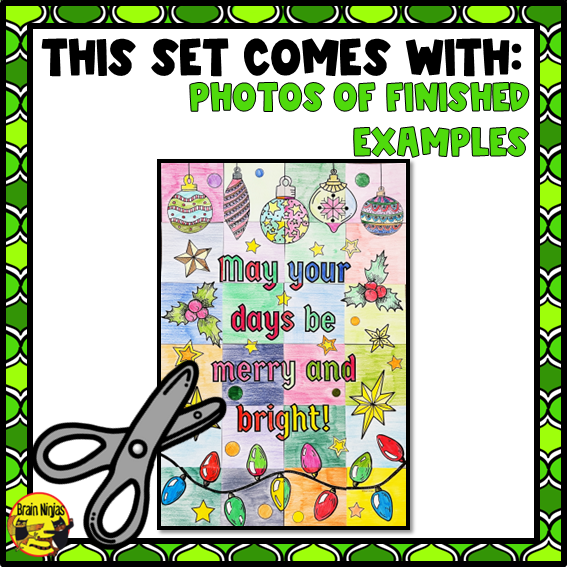 Christmas Collaborative Poster | Paper | Merry and Bright – brainninjas