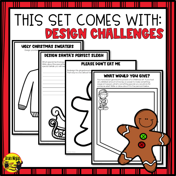 Christmas Puzzle Activities | Paper and Digital – brainninjas