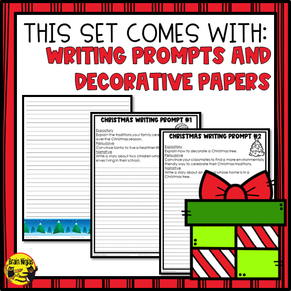 Christmas Puzzle Activities | Paper and Digital – brainninjas