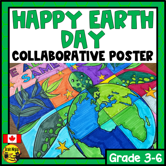 Earth Day Collaborative Poster | Paper – brainninjas