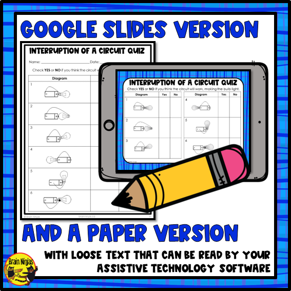 Electricity Basic Lessons and Activities | Paper and Digital – brainninjas