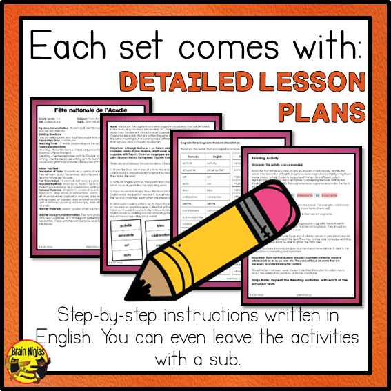 Francophone Celebrations in Canada | Bundle | Paper and Digital ...