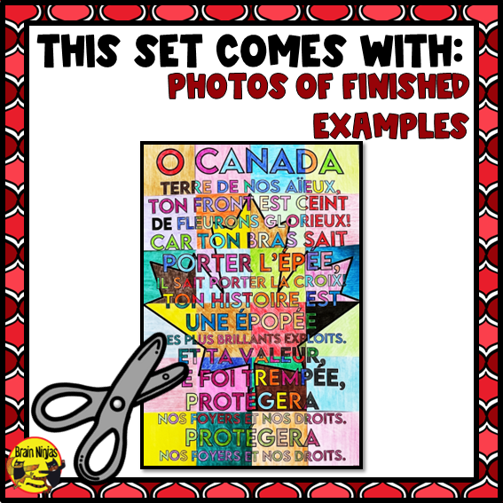 O Canada Collaborative Poster in French | Paper – brainninjas