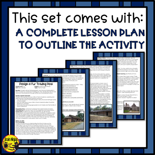 Design A Fur Trading Post | Project Based Learning | Paper – brainninjas