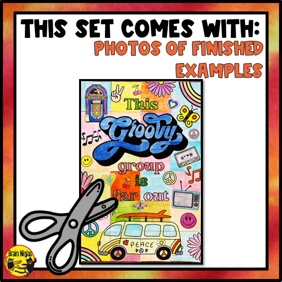 Groovy Back to School Collaborative Poster | Paper – brainninjas