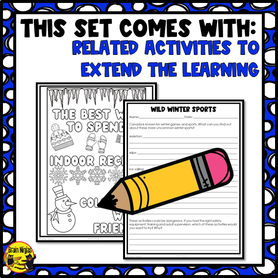 Winter Collaborative Poster | Paper | Indoor Recess | Snowy Day ...
