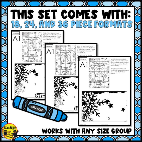 Winter Collaborative Poster | Paper | Indoor Recess | Reindeer ...