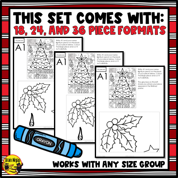 Christmas Collaborative Poster | Paper | Joyeuses Fêtes – brainninjas