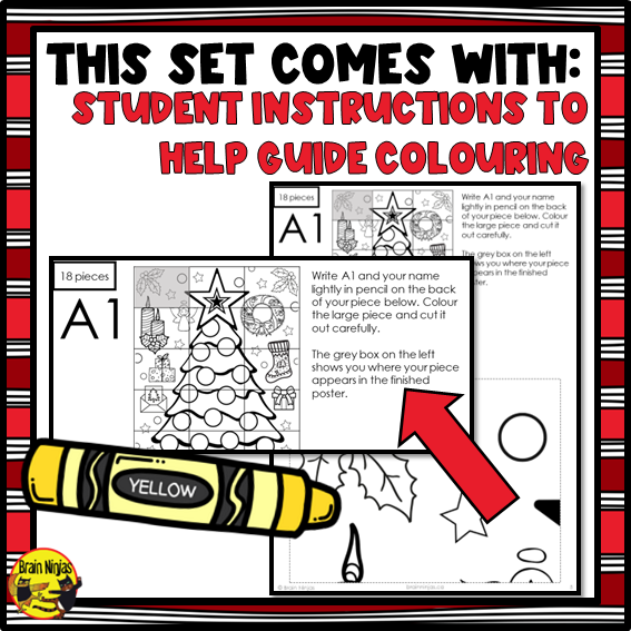 Christmas Collaborative Poster | Paper | Joyeuses Fêtes – brainninjas