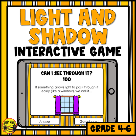 Light and Shadow | Interactive Review Game | Digital – brainninjas