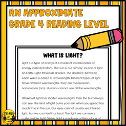 Light and Shadow Science Reading Passages | Paper and Digital – brainninjas