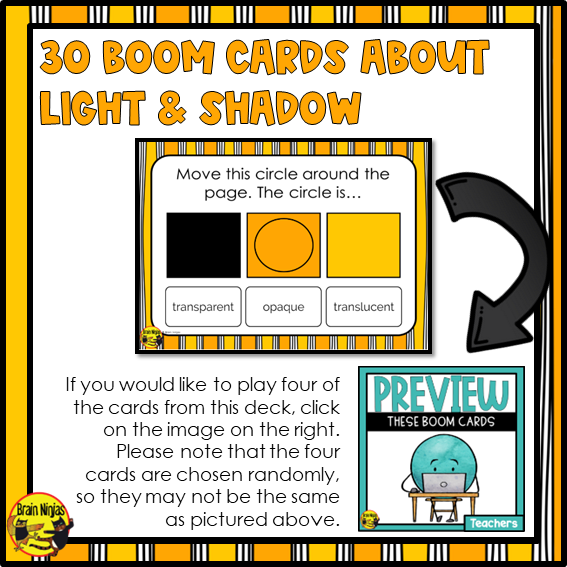 Light and Shadow Unit | Bundle | Paper and Digital – brainninjas