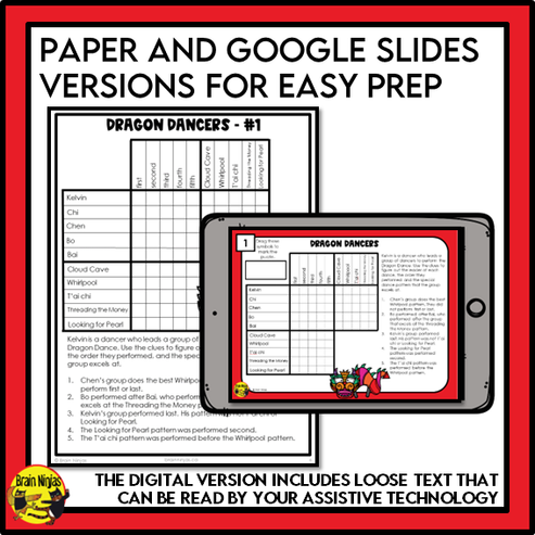 Lunar New Year Logic Puzzles | Paper and Digital – brainninjas