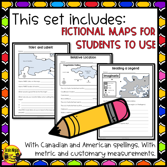 Map Skills Unit | Creative Mapping Activity | Paper – brainninjas