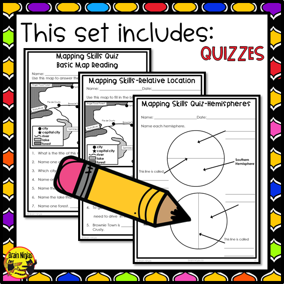 Map Skills Unit | Creative Mapping Activity | Paper – brainninjas