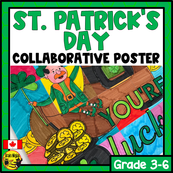 St. Patrick's Day Collaborative Poster | Paper – brainninjas