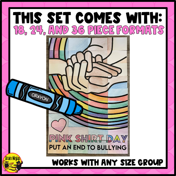 Pink Shirt Day Collaborative Poster | Paper – brainninjas