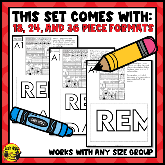 Remembrance Day Collaborative Poster Bundle | Paper – brainninjas