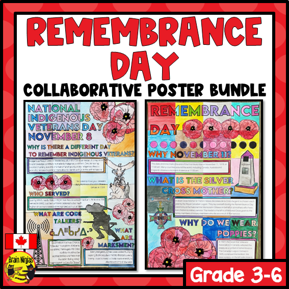Remembrance Day Collaborative Poster Bundle | Paper – brainninjas