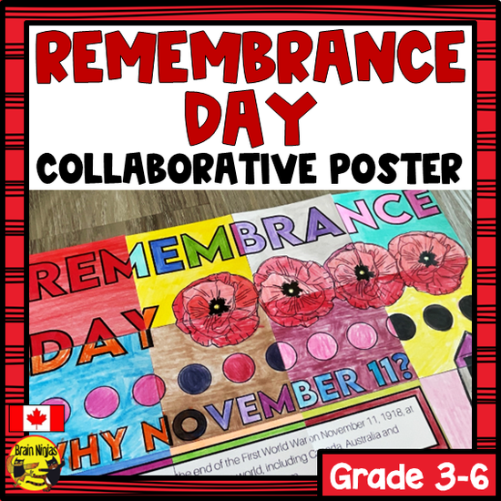 Remembrance Day Collaborative Poster | Paper – brainninjas